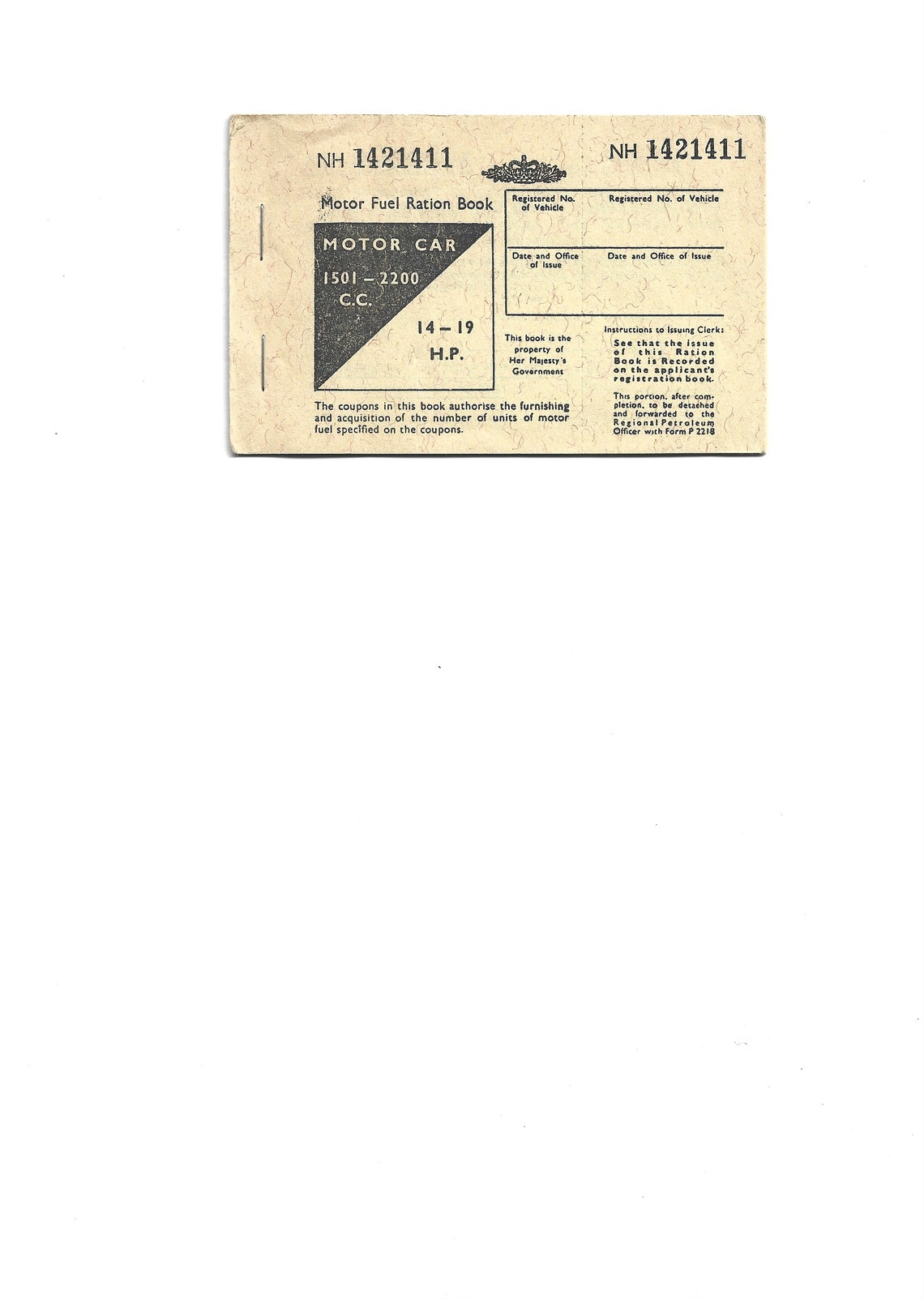 Original 1950's Motor Fuel Ration Book Fuel Coupons - Etsy UK