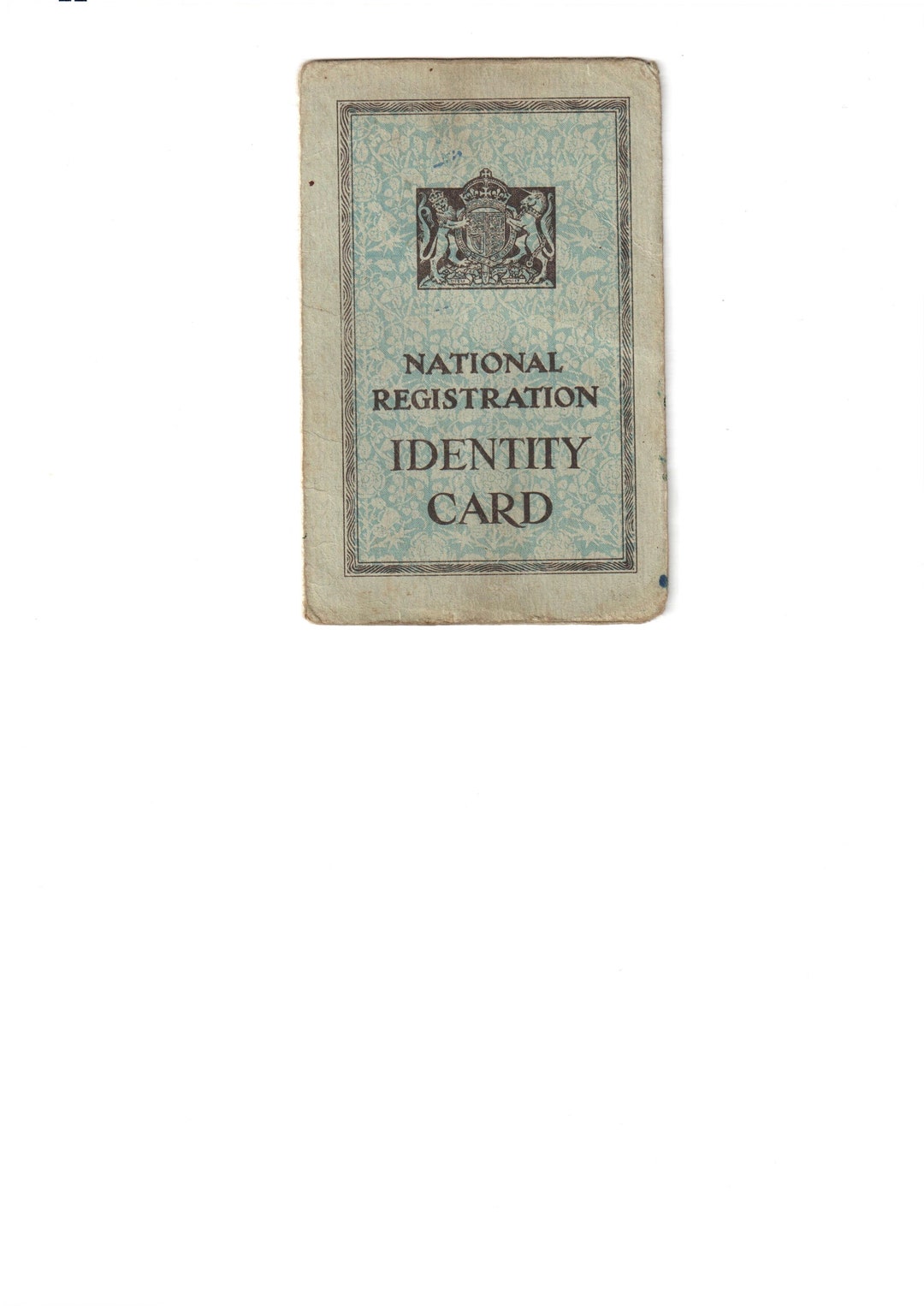 Rare and Original 1940's National Registration Identity Card - With ...