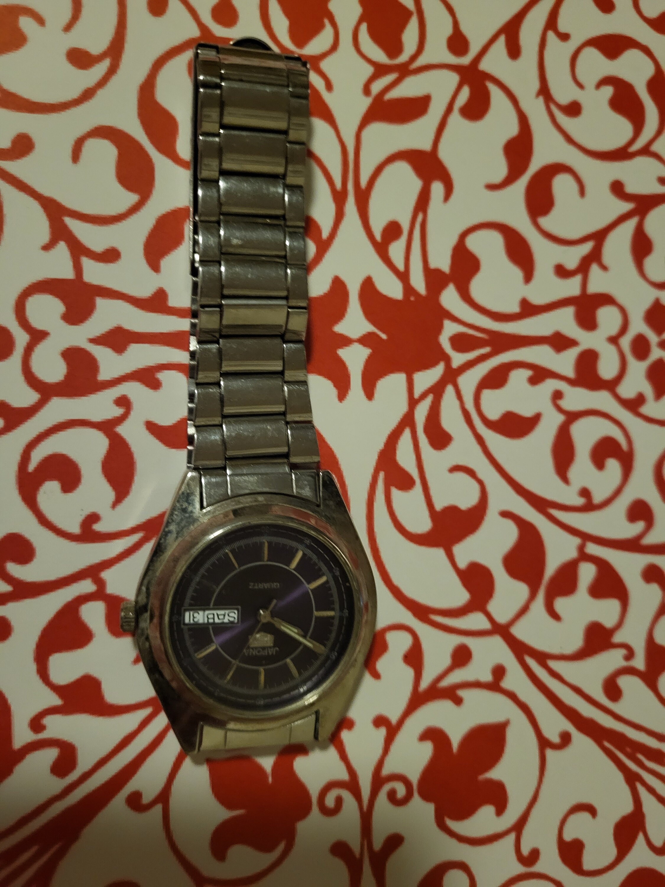 Rare Find 1980 Swiss Made JAPONA 5 Quartz Men's Wrist Watch Original ...