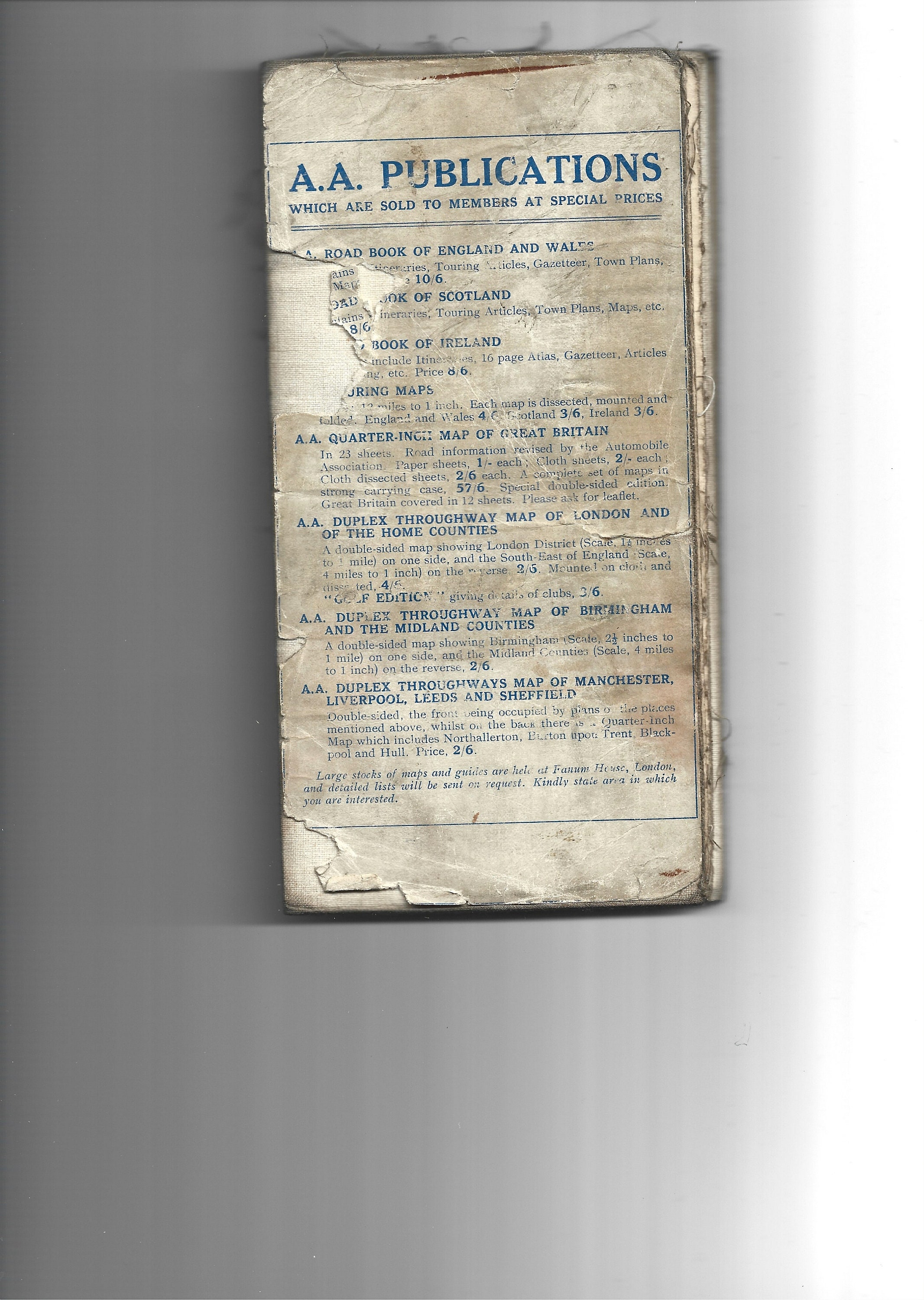 Extremely Rare - 1940's Map of England and Wales - Sheet Seven B ...