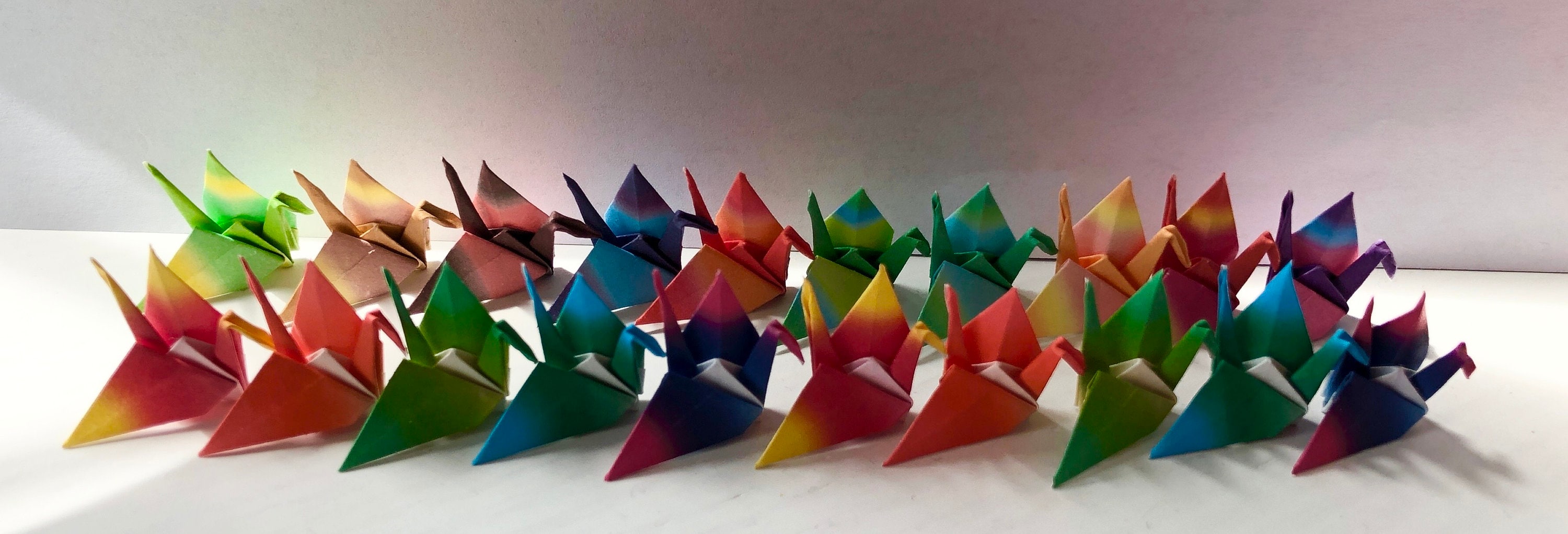 Origami Crane Gift Tags, Origami Cranes, Handmade Gift Tags, Original ...