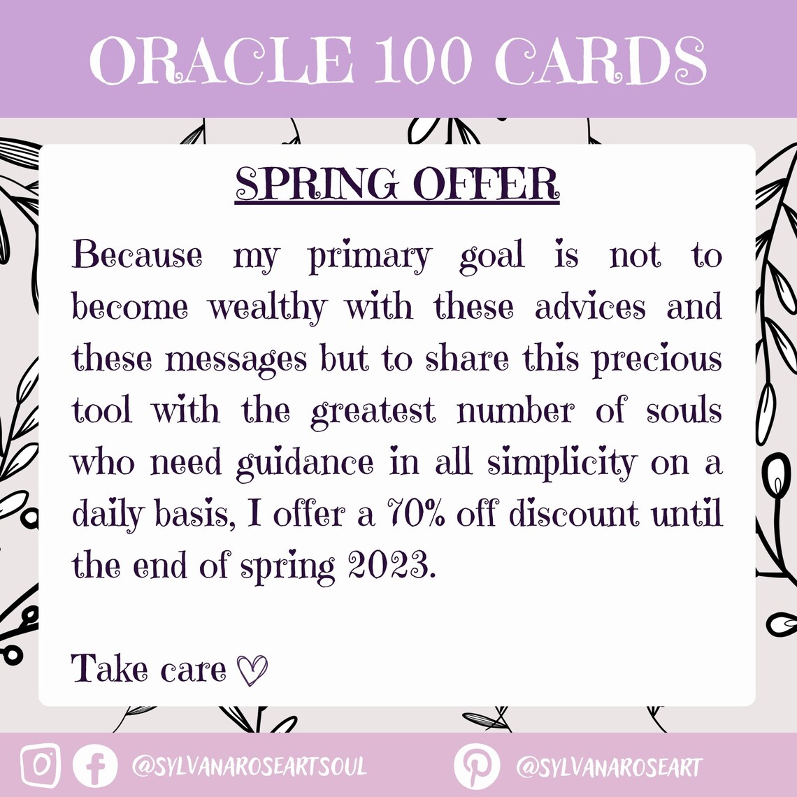Printable Oracle Deck 100 Oracle Cards Printable Oracles - Etsy