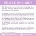 Printable Oracle Deck 100 Oracle Cards Printable Oracles Oracle Deck ...
