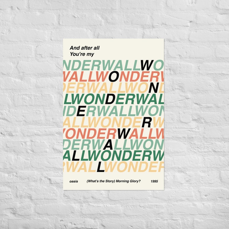 Wonderwall - Etsy