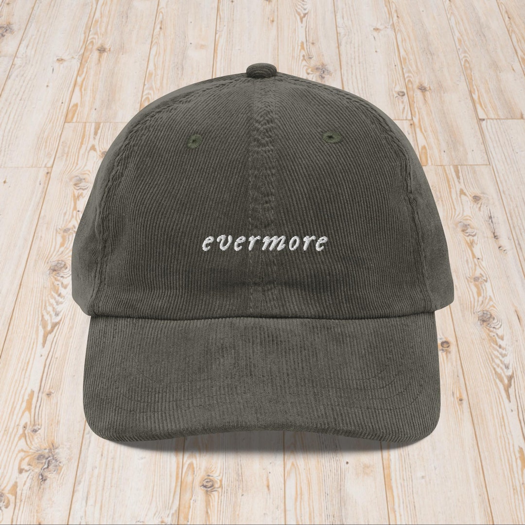 Evermore Embroidered Corduroy Cap - Etsy