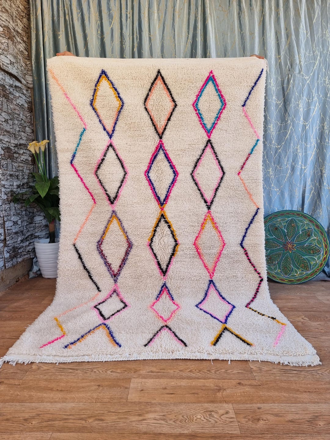 Berber Carpets, Authentic Wool, Custom Morocco Rugs, Modern Colorful ...