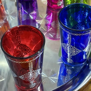 Moroccan Tea Glasses, Vintage Moroccan Tea, Luxury Artisan Cup ,set of ...