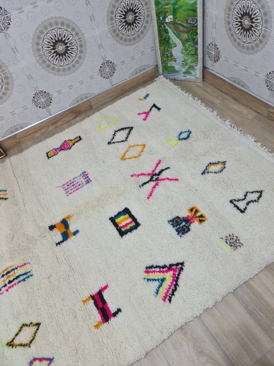 Rug for Bedroom - Large Berber Rug -wedding Rug - White Carpet ...
