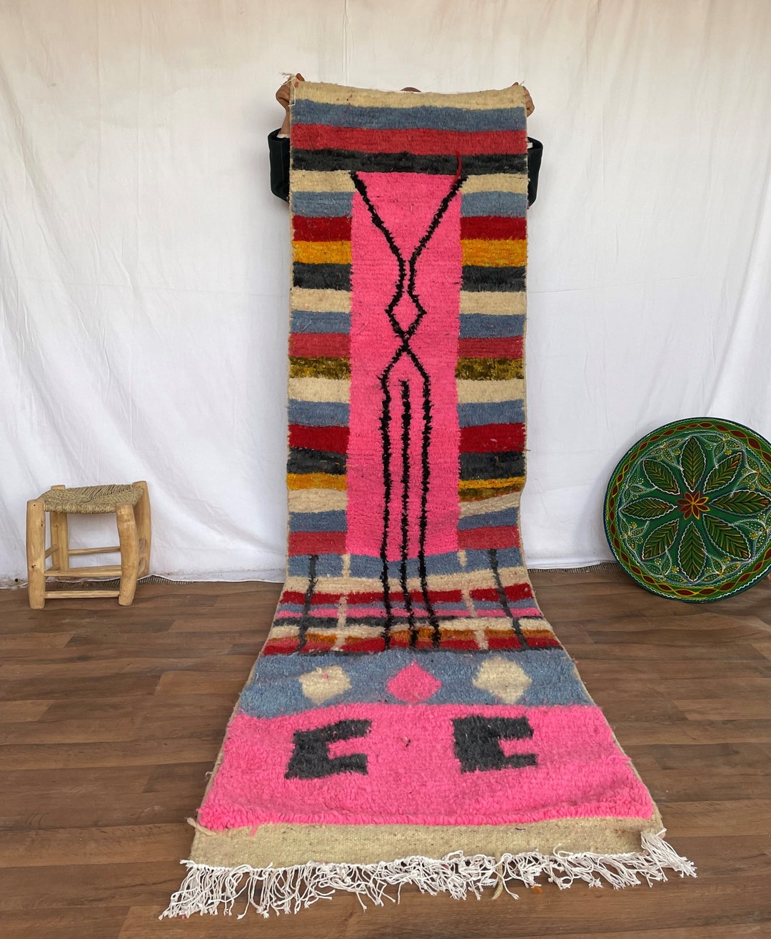 Custom Runner Rug - Colorful Runner Rug -entryway Rug Indoor - Kitchen ...