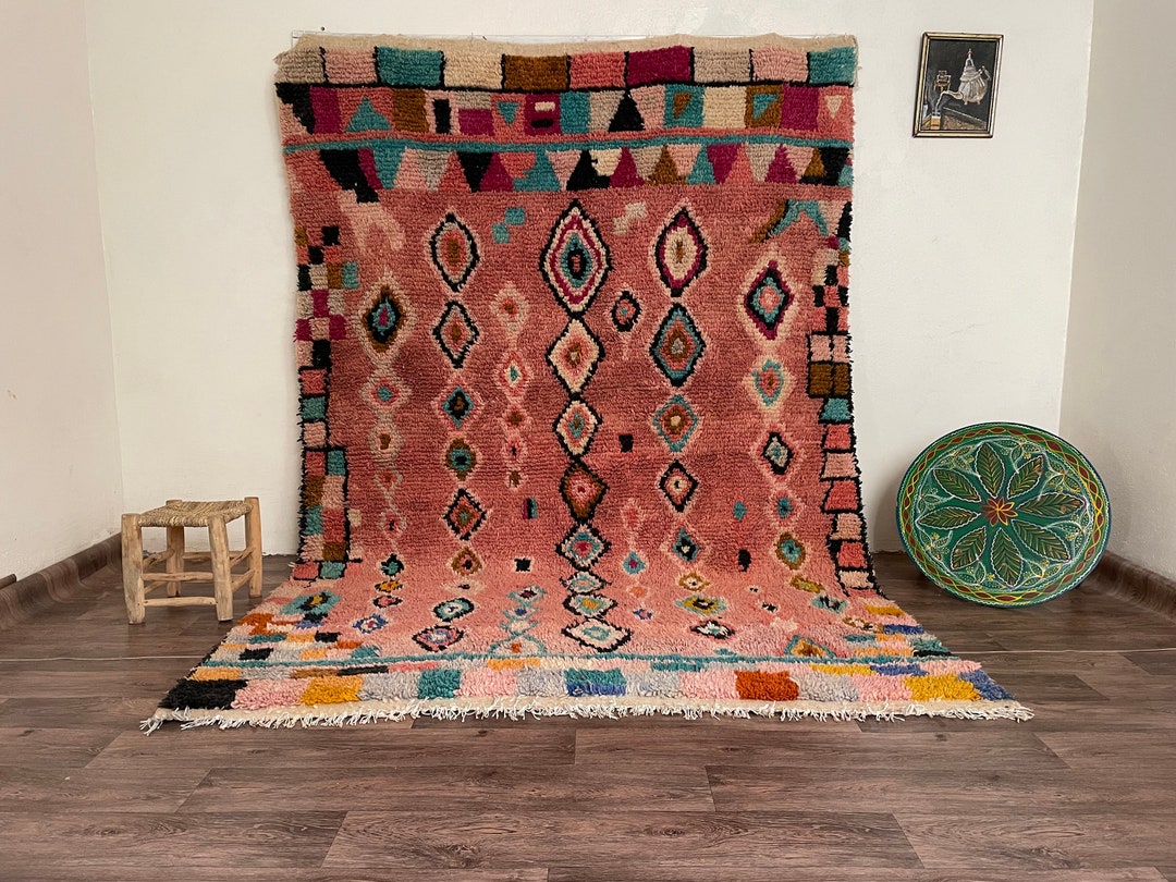Moroccan Berber Rug, Custom Moroccan Rug, Rug for Bedroom, Rug for ...