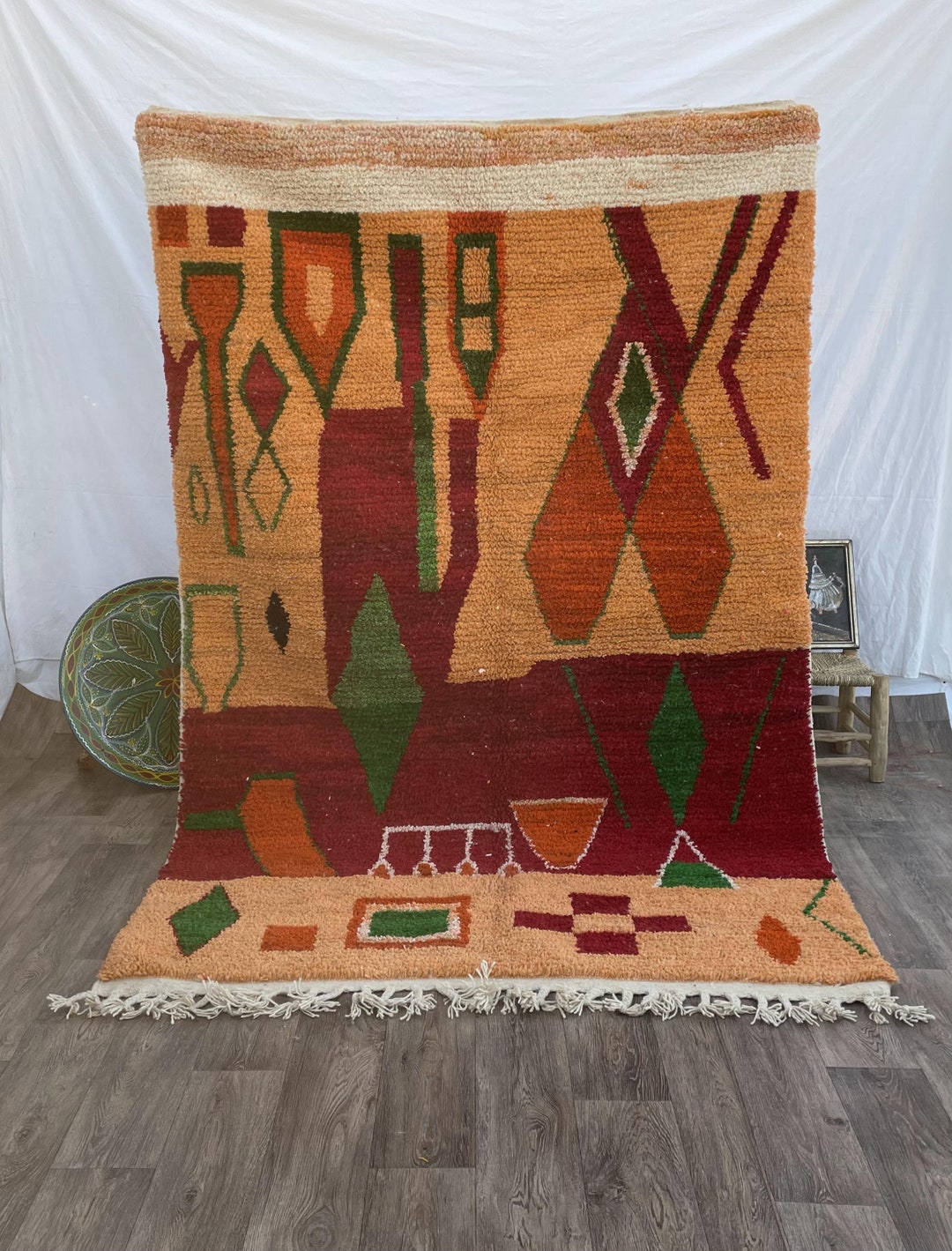 Rug for Bedroom Aesthetic, Rugs for Living Room, Boujaad Soft Rug ...