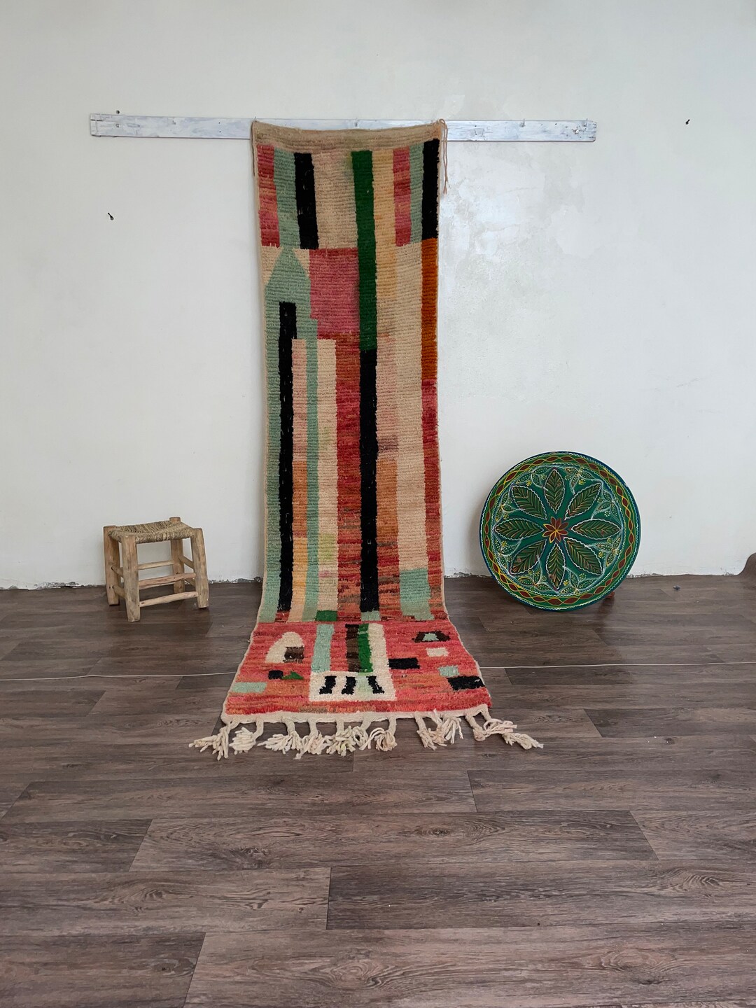 Moroccan Rug Runner, Colorful Rug, Custom Runner Rug, Hand Woven Rug ...