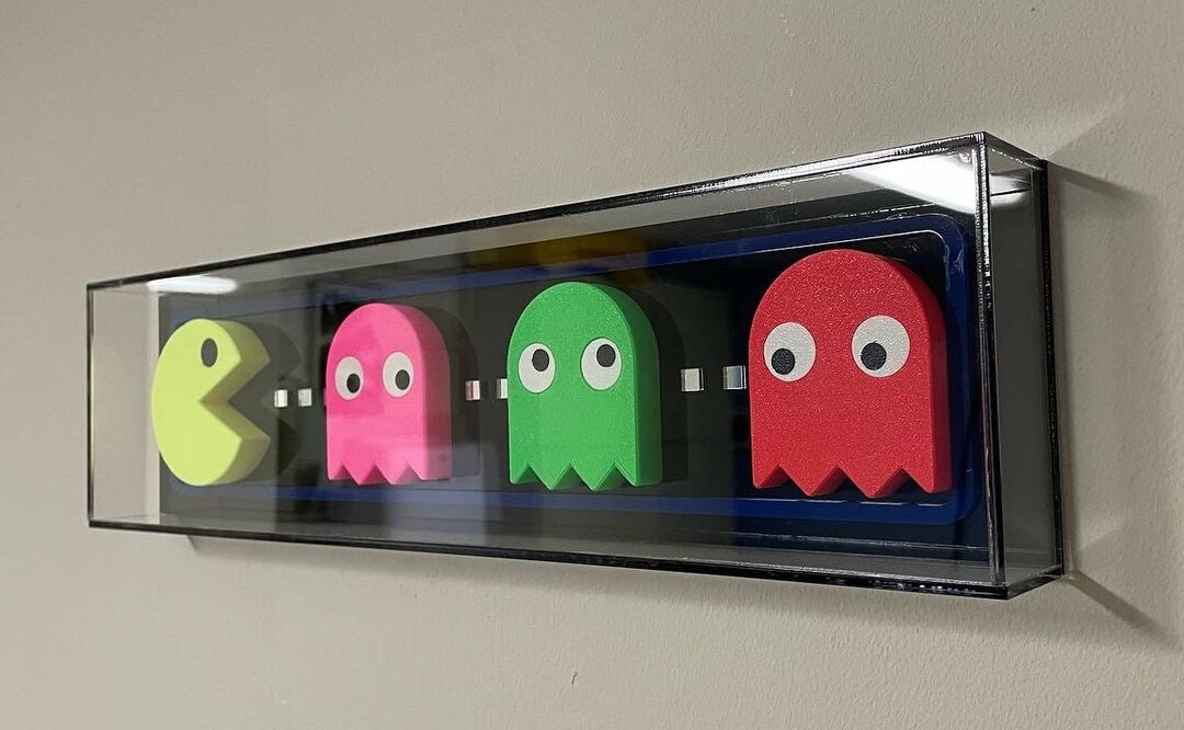 Pop Art, Wall Art, Wall Decor, Figure Play, Room Decor, Acrylic Neon ...