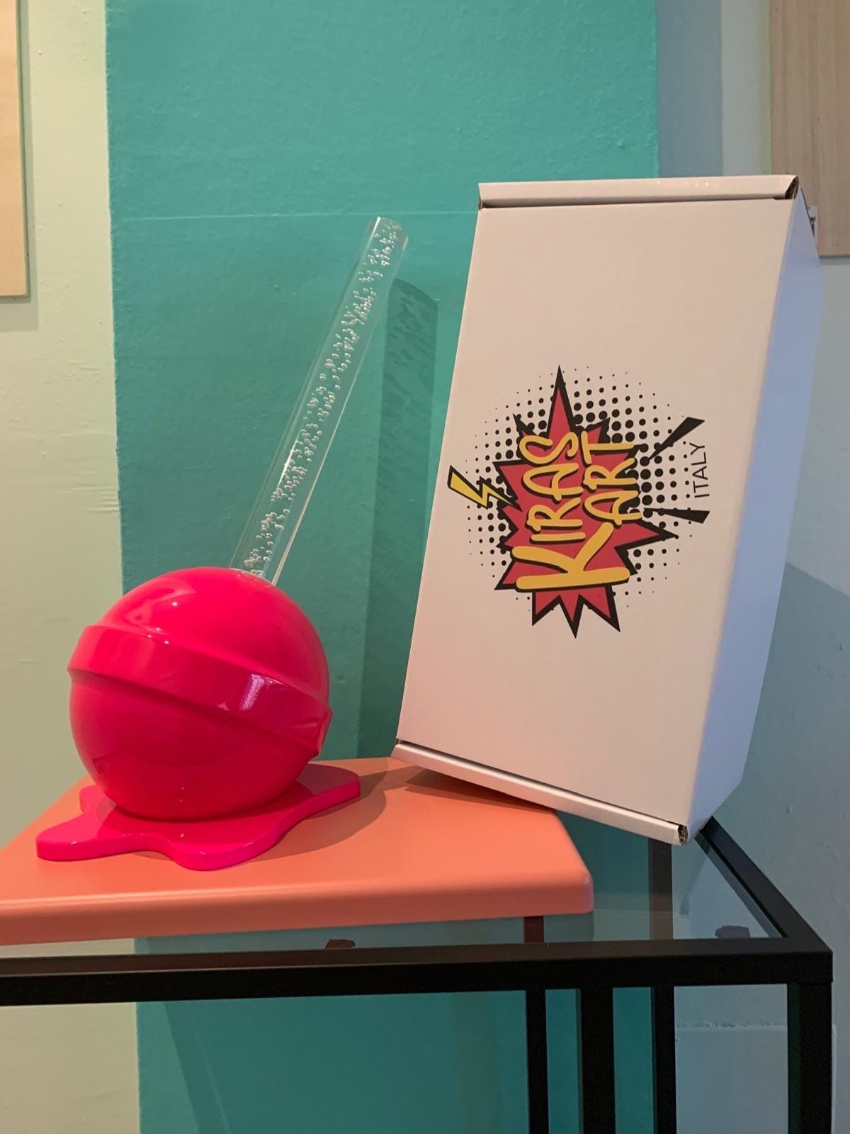 MEGA GIANT PAINTED Melting Lollipop Intinta - Popart - Giant 3D Painted ...