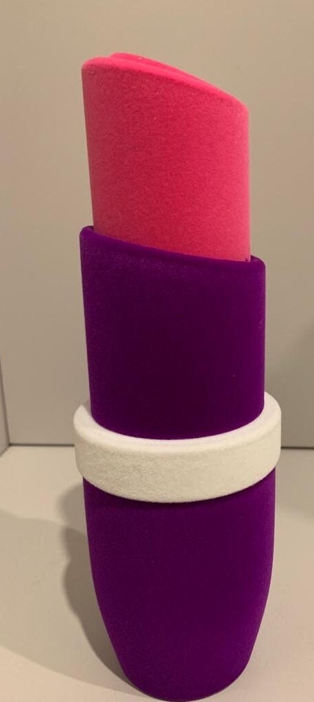 GIANT LIPS STICK Giant Lipstick Floked Velvety 3d - Etsy
