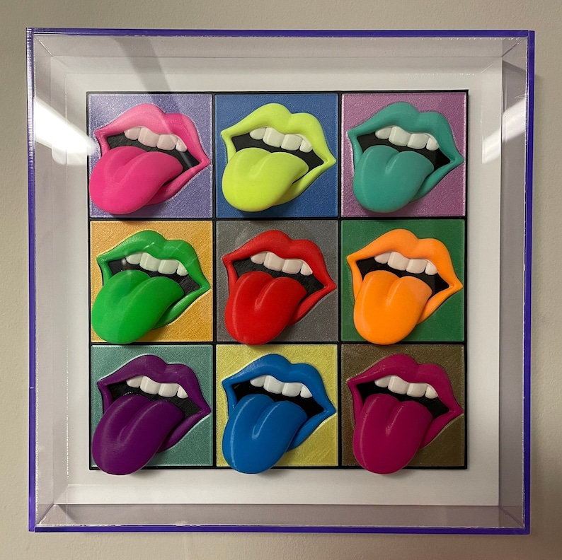 Pop Art Wall Art 3D Sculptures Comic Popart Wow shock - Etsy