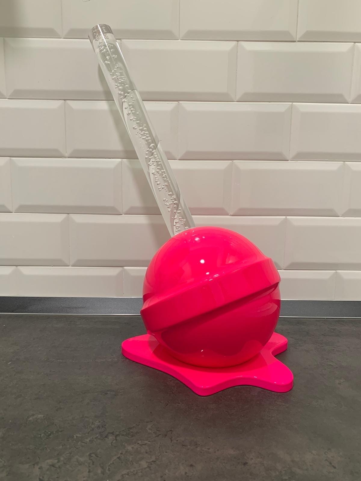 MEGA GIANT PAINTED Melting Lollipop Intinta - Popart - Giant 3D Painted ...