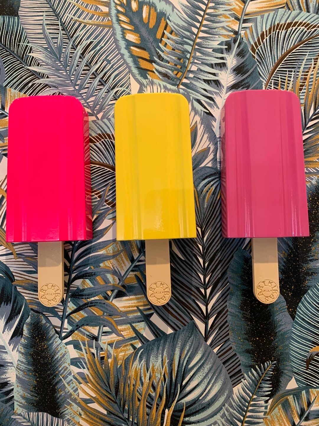 Pop Art - GIANT Popsicle PAINTED Wall Art, 1 Popsicle 3D Sculptures ...