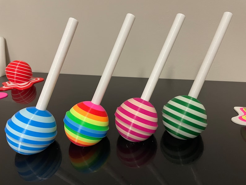 GIANT Melting Lollipop - Popart - Giant 3D Lollipop - Etsy
