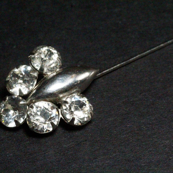 Rhinestone Stick Pin - Etsy