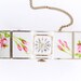 Rare Rivo White Pink Floral Enamel Gold Tone Wind up Wrist Watch - Etsy