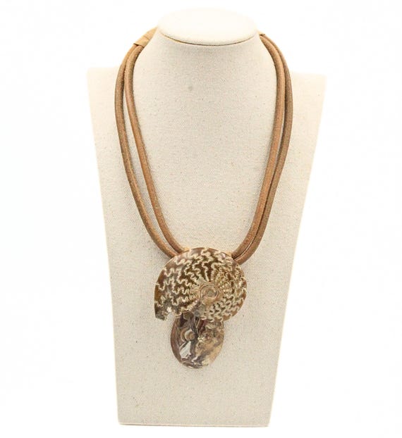 Massive Ammonite Petrified Shell Sculpted Haute Coutu… - Gem