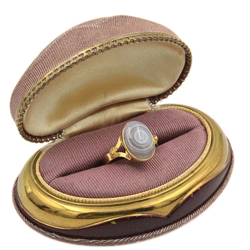 Bullseye Agate Antique - Etsy