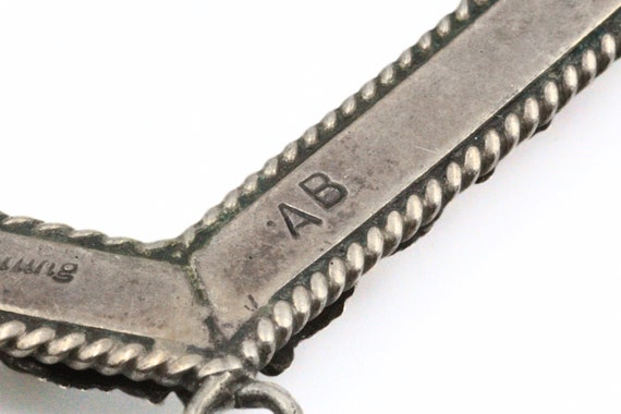 Anna Begay Early Navajo Pyrite Turquoise Spider Web S… - Gem