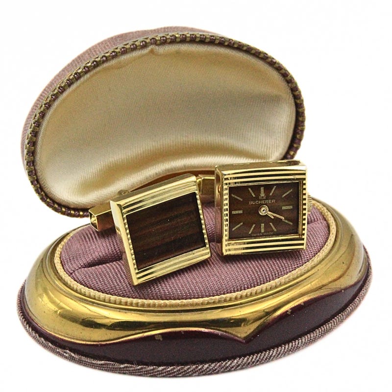 Clock Cufflinks - Etsy