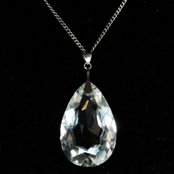 Rock Crystal Necklace - Etsy