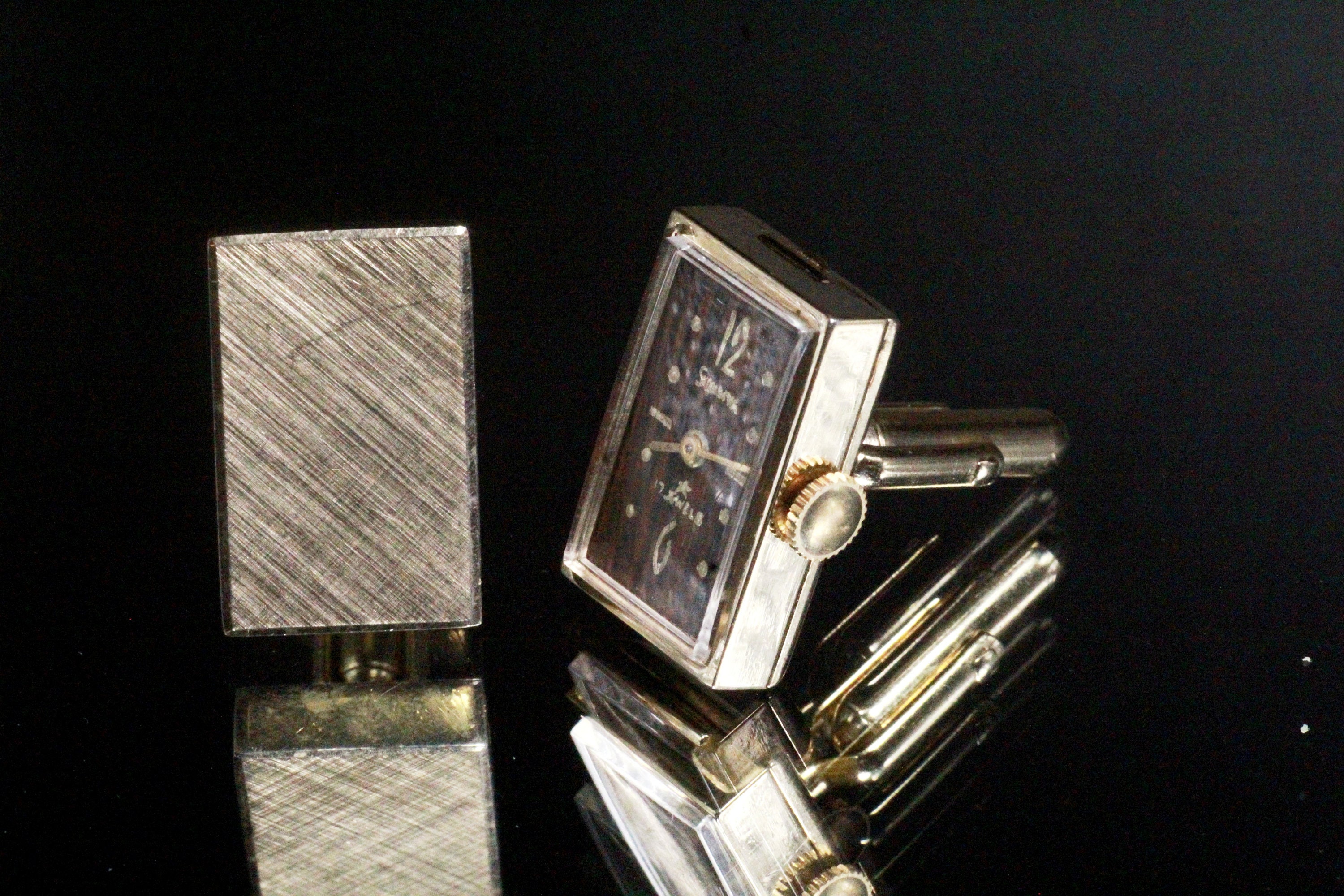 Unique Rare Swank 17 Jewels Working Wind up Cuff Links - Etsy