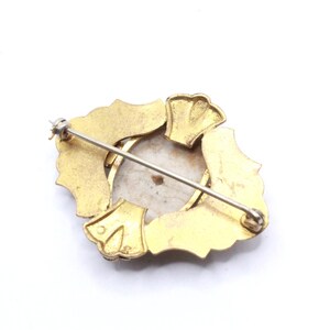 Antique Art Deco Hand Painted Porcelain Courtship Cabochon Pin - Etsy