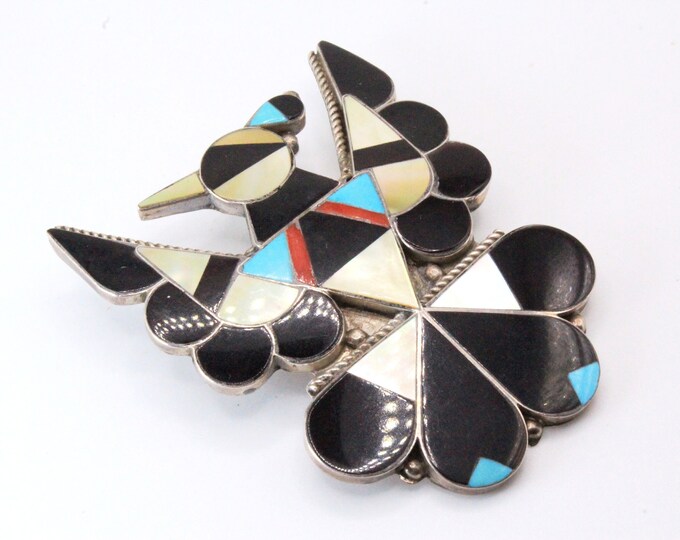 Thunderbird Ring Zuni Inlay Ring Zuni Thunderbird Authentic Native ...