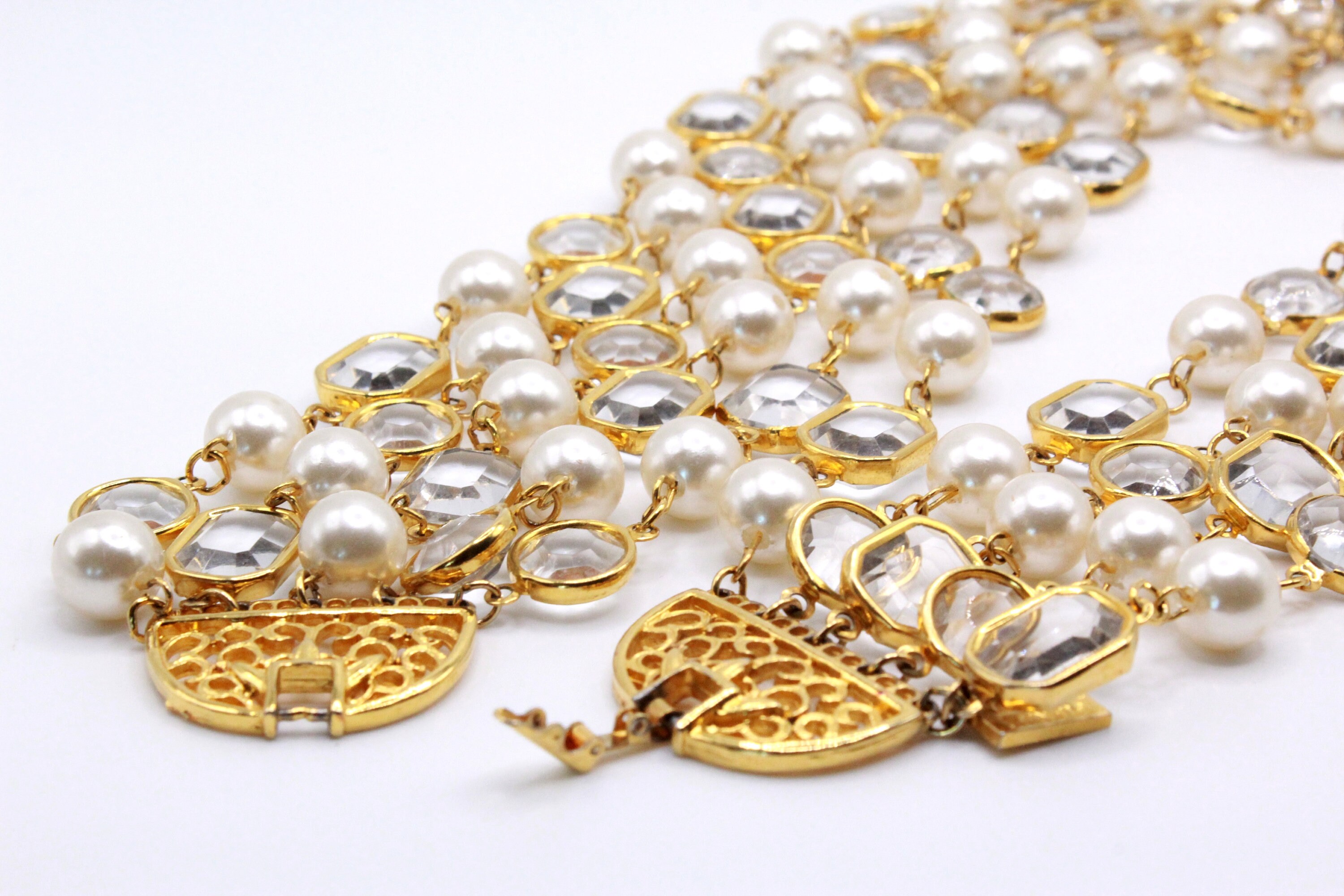 Vintage Balmain Paris French Designer Couture Faux Pearl Multi - Etsy