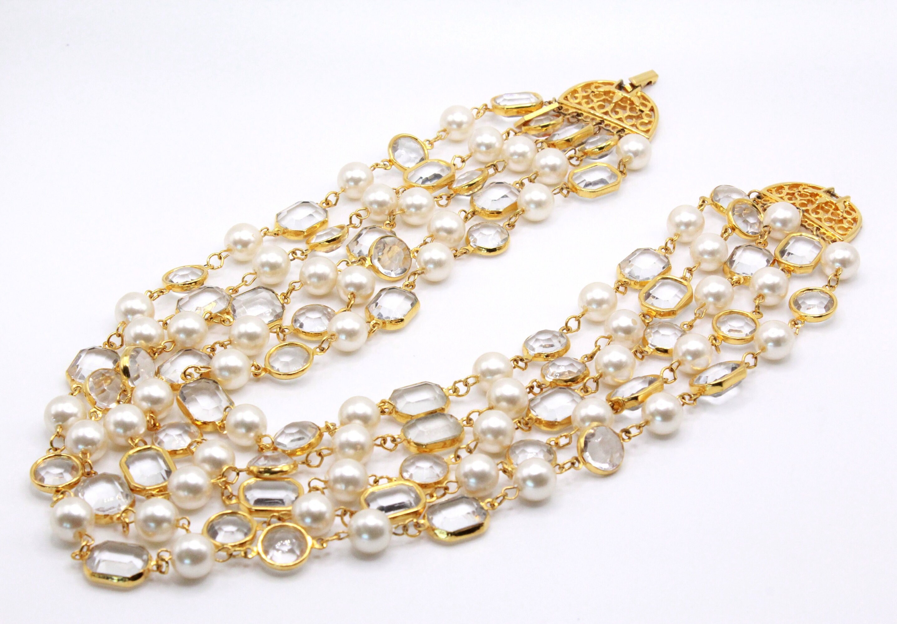 Vintage Balmain Paris French Designer Couture Faux Pearl Multi - Etsy