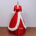 Christmas Red Dress Christmas Red Gown Custom Christmas - Etsy