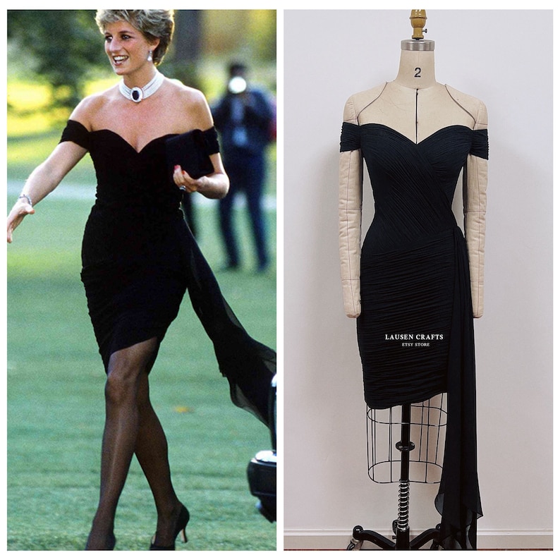 Princess Diana Black Revenge Dress - Etsy