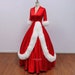 Christmas Red Dress Christmas Red Gown Custom Christmas - Etsy