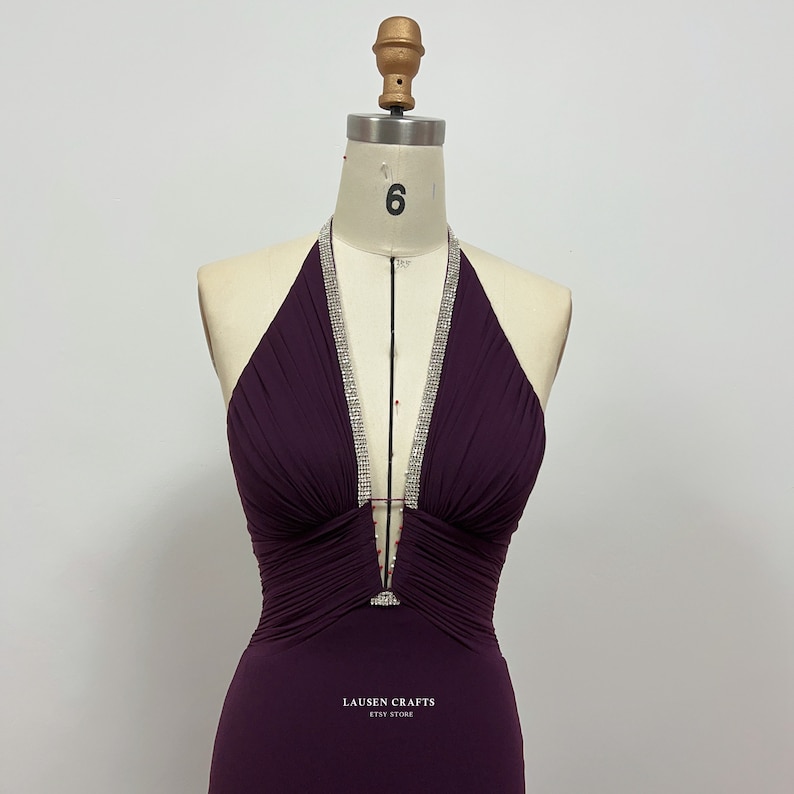 Vesper Lynd Purple Dress Casino Royale James Bond Girl - Etsy