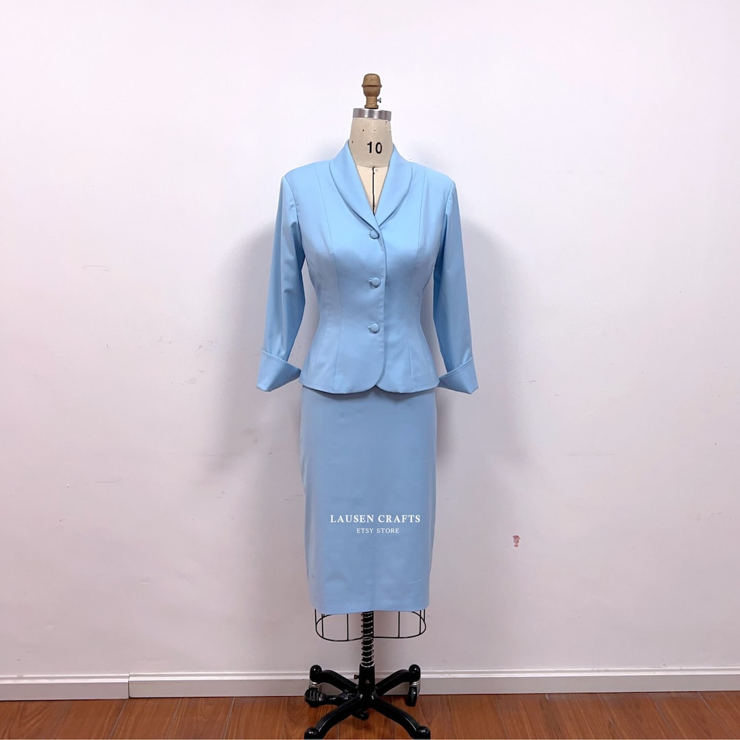 Rose Loomis Blue Suit Dress Niagara 1950s Costume - Etsy