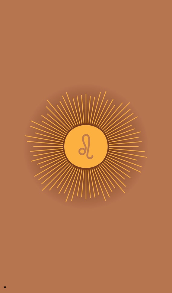 Digital Print Leo Zodiac Sign Digital Art August Birthday - Etsy