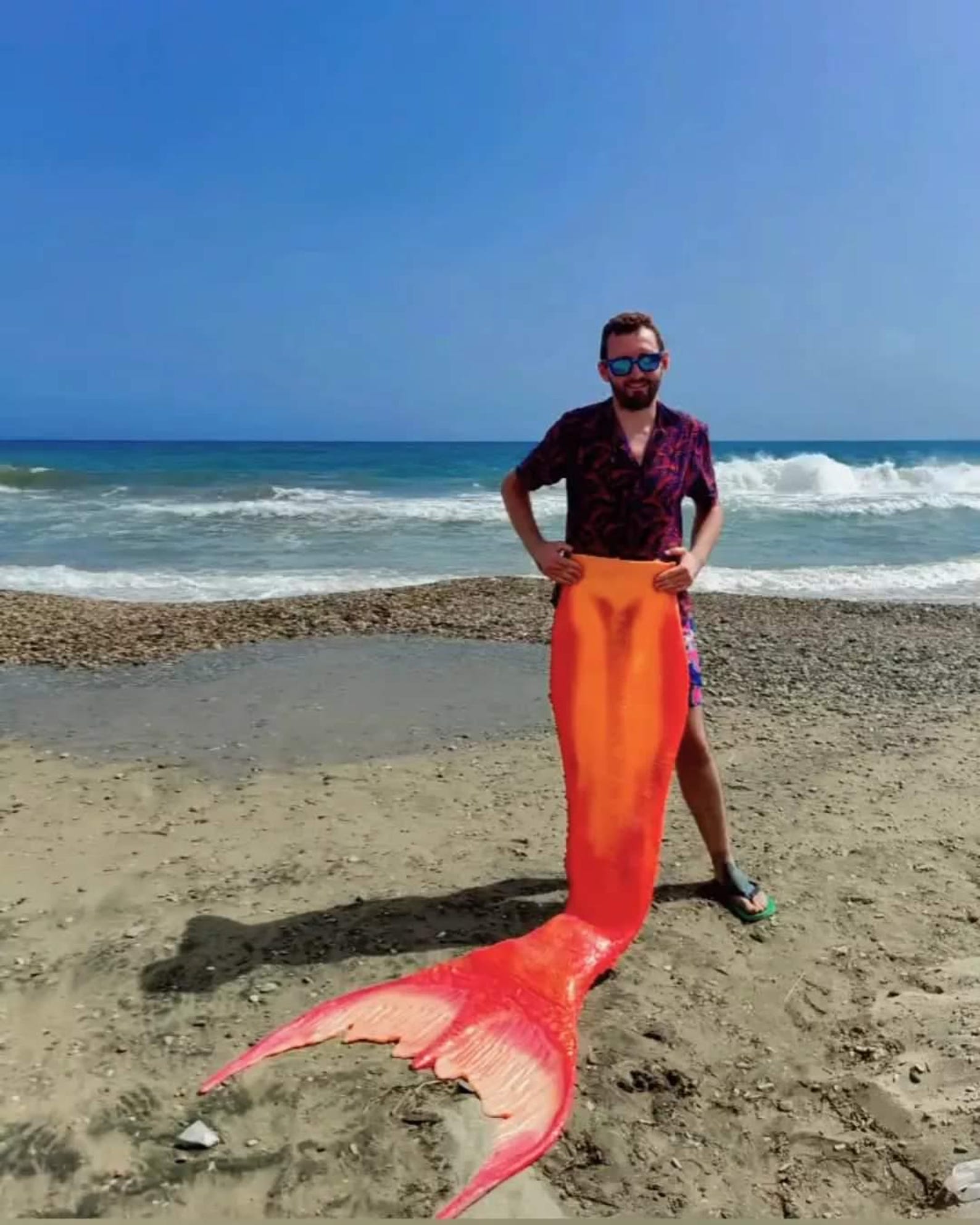 Realistic Silicone Mermaid Tail, Silicone Monofin, Mermaid Tail ...