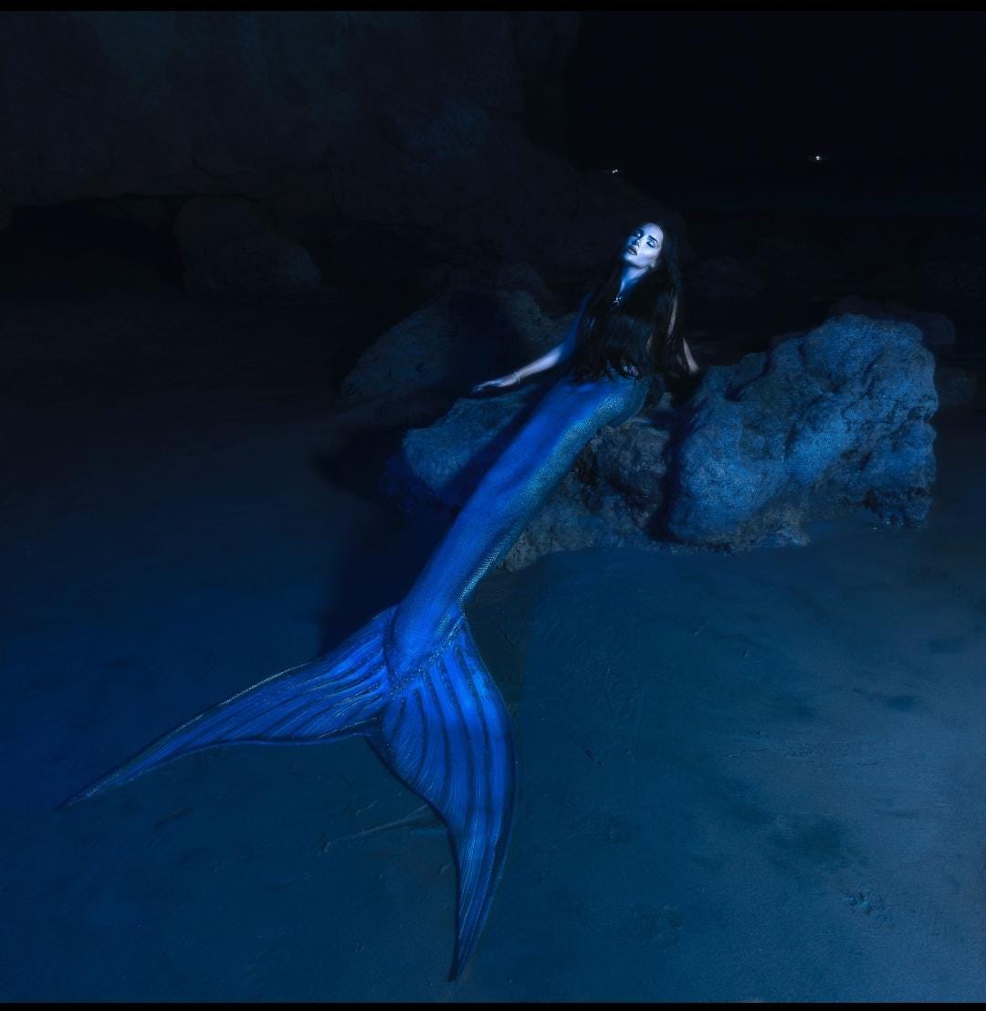 Long Fish Mermaid Tail, Extended Mermaid Tail, Full Silicon Mermaid ...
