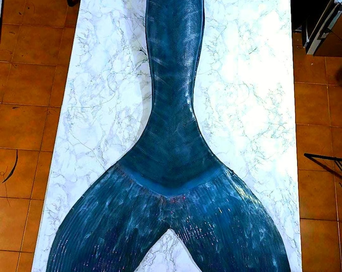 Mermaid Tail, Gothic Mermaid Tail, Black Mermaid Tail, Silicone Mermaid ...