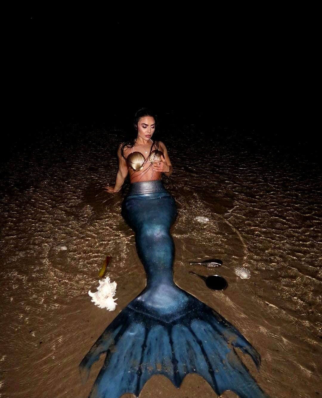 Realistic Silicone Mermaid Tail, Silicone Monofin, Mermaid Tail ...