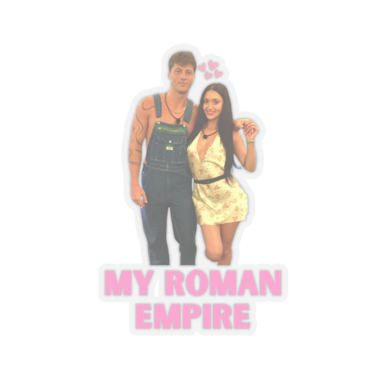 Leah and Rob Love Island My Roman Empire Sticker, Love Island USA, Love ...