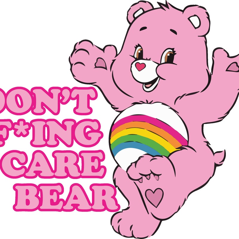 I Dont Care Bear - Etsy