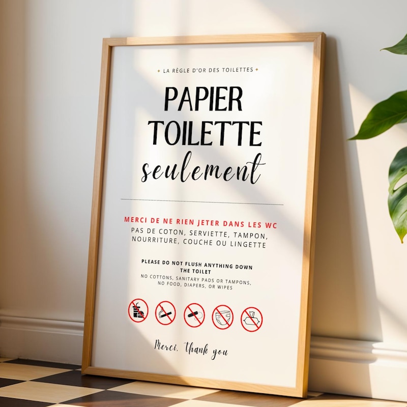 Humour toilette affiche - Etsy France