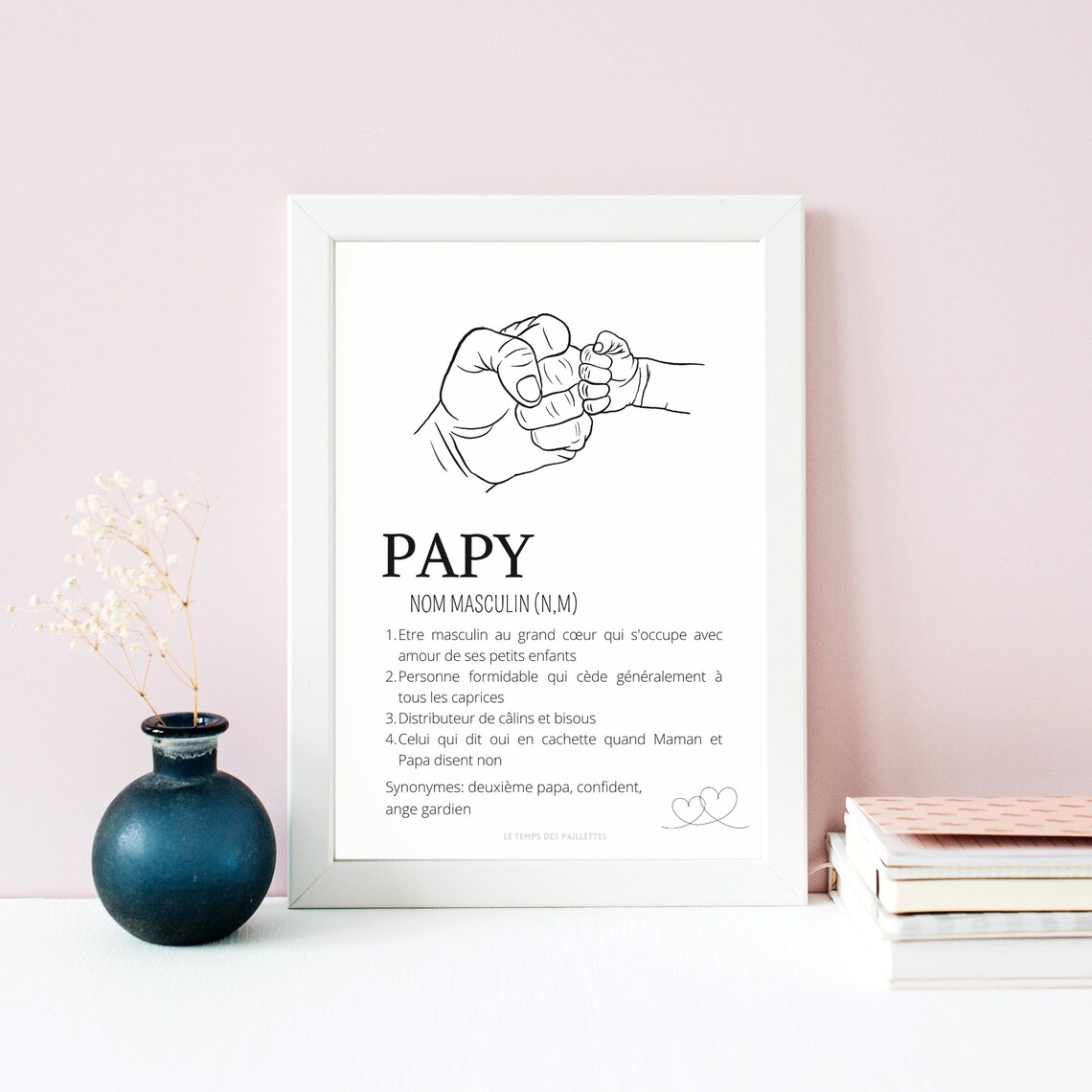 Papi Definition Poster - Grandpa Poster - Gift for Grandpa - Poster to ...