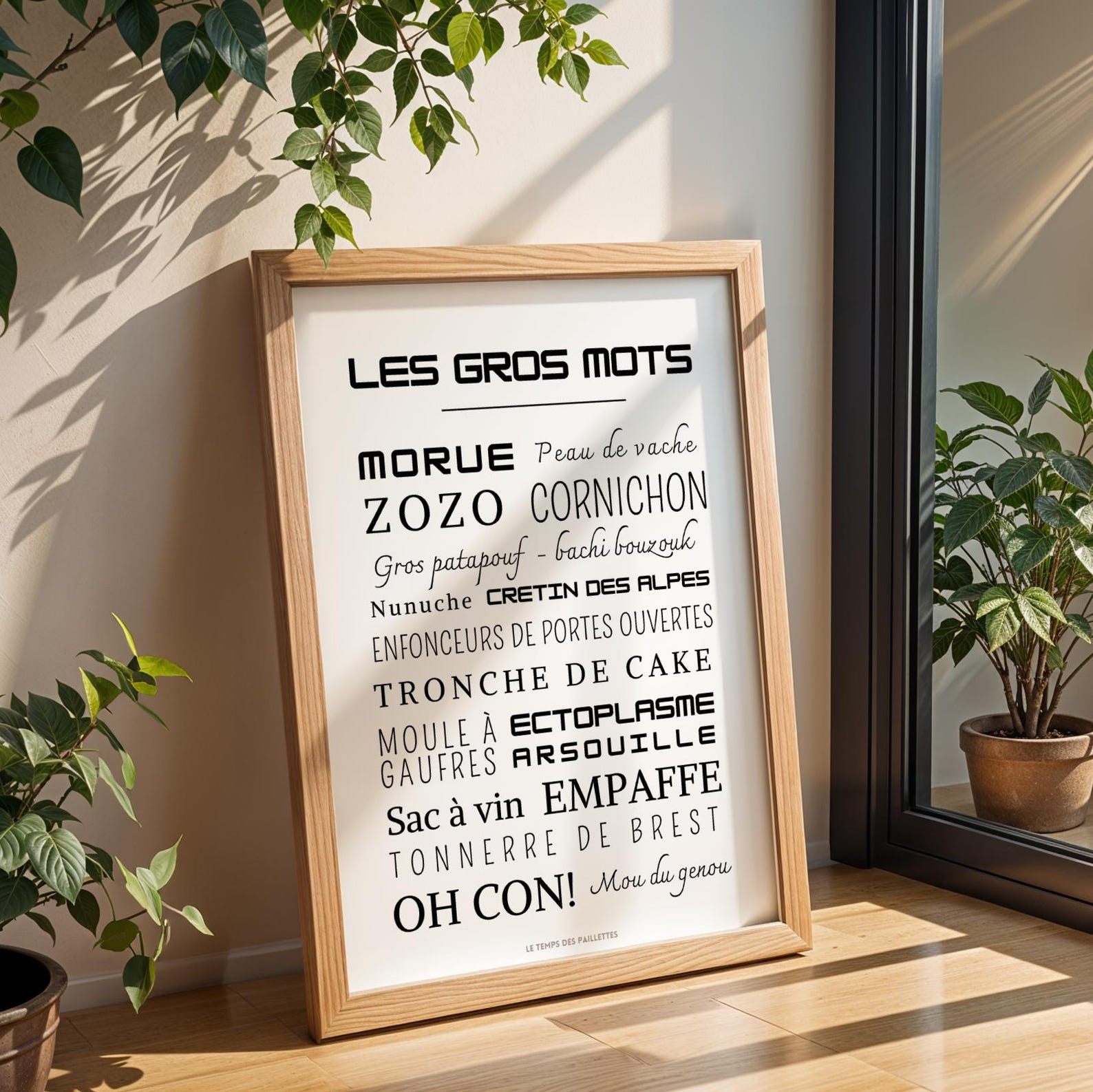 Swear Words Poster - Art Poster of Swear Words - Funny Children's ...